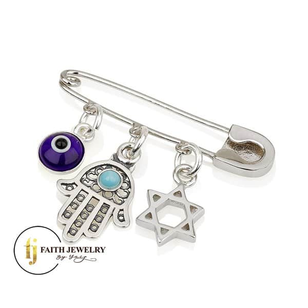 Jewish Jewelry | Safety Pin for Baby